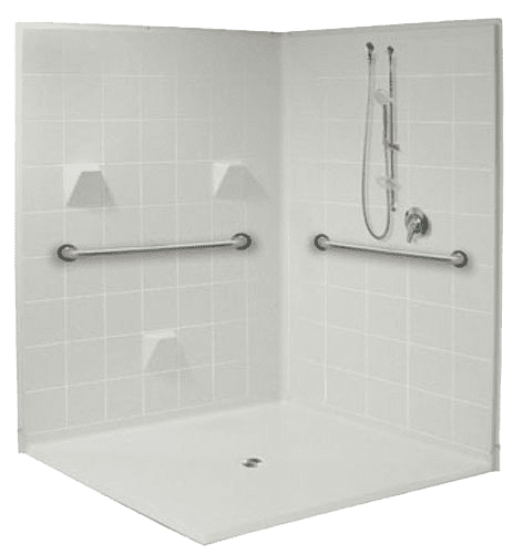 Accessible Showers | Handicapped Roll in Showers - Freedom Showers™